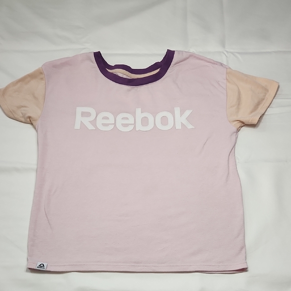 Reebok | Shirts & Tops | Reebok Girls Tshirt Size 416 Colorblock ...